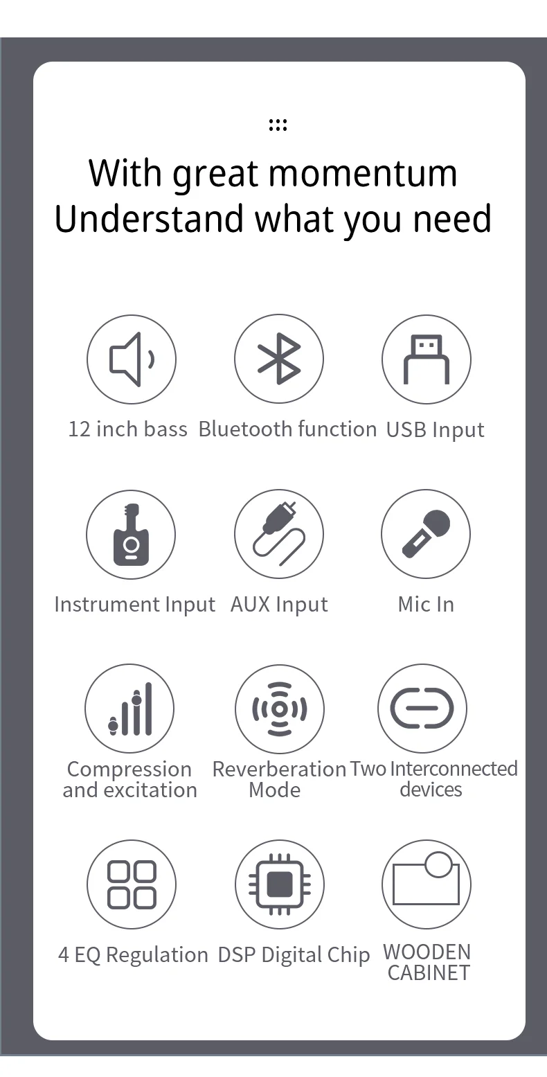 Professional Sound Pa System With Sound Bar And 12inch Active Subwoofer ...
