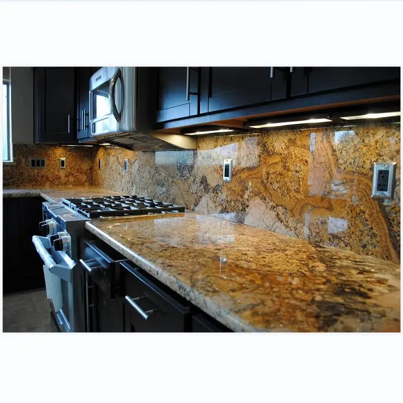 Yellow Granite Kitchen Countertops - Durable & Stylish
