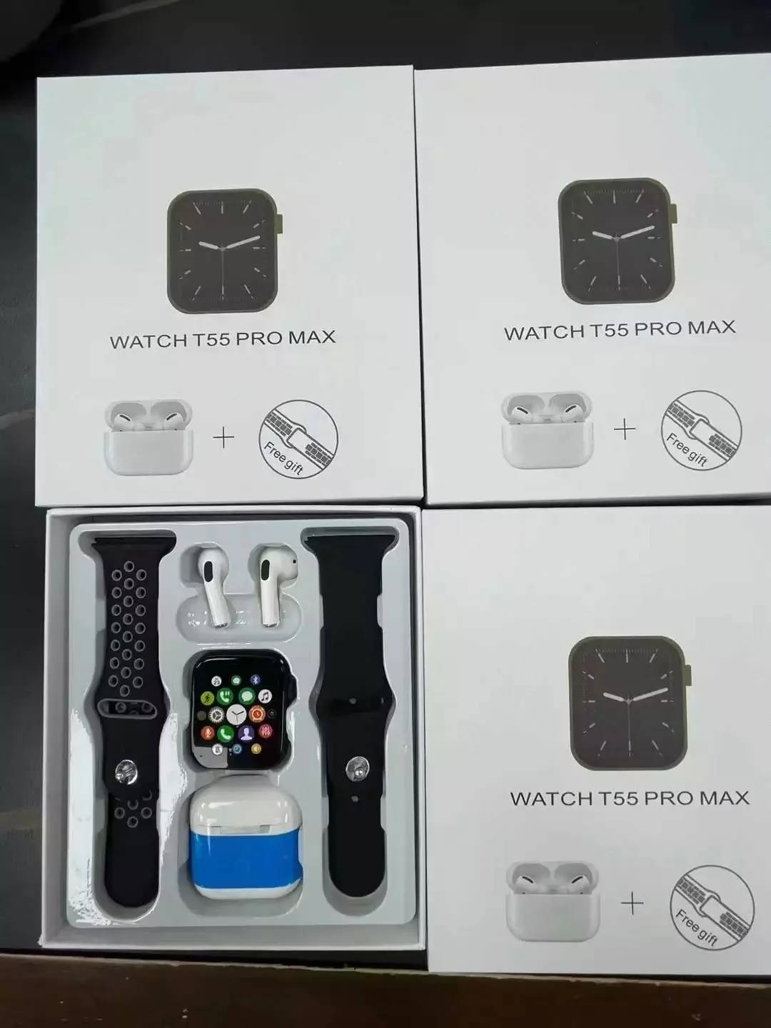 T55 Pro Max Smart Watch Series 7 Phone Call Reloj Inteligente Waterproof Smartwatch T55 Pro Max ...