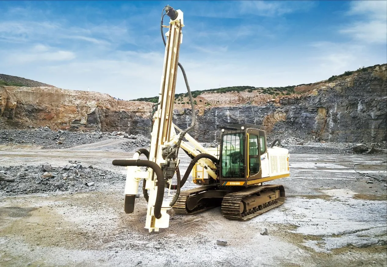 Rock Surface Top Hammer Pneumatic Blast Hole Crawler Mine Gold Mining ...