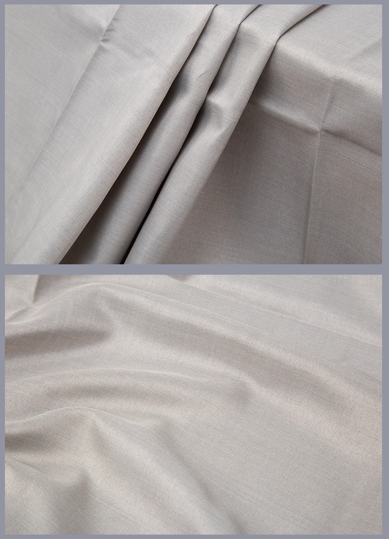 52% Silver Fiber Woven Twill Conductive RF Shielding Radiation Proof ...