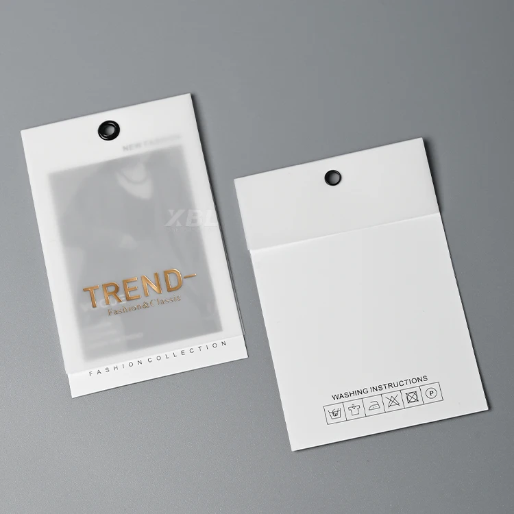 Fashion Swing Hang Tag Hangtag Color Frosted Matting Clothing Hang Tags ...