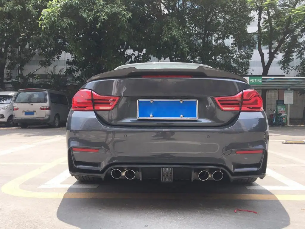 Carbon Fiber Rear Diffuser with Lamp for BMW F80 M3 F82 F83 M4 Standard ...