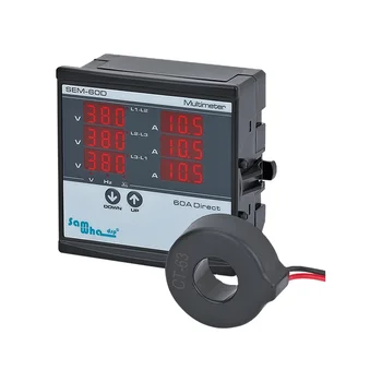 Samwha-dsp Sem-60d Large Screen Multifunction Digital Panel Meter Energy - Buy Panel Meter ...