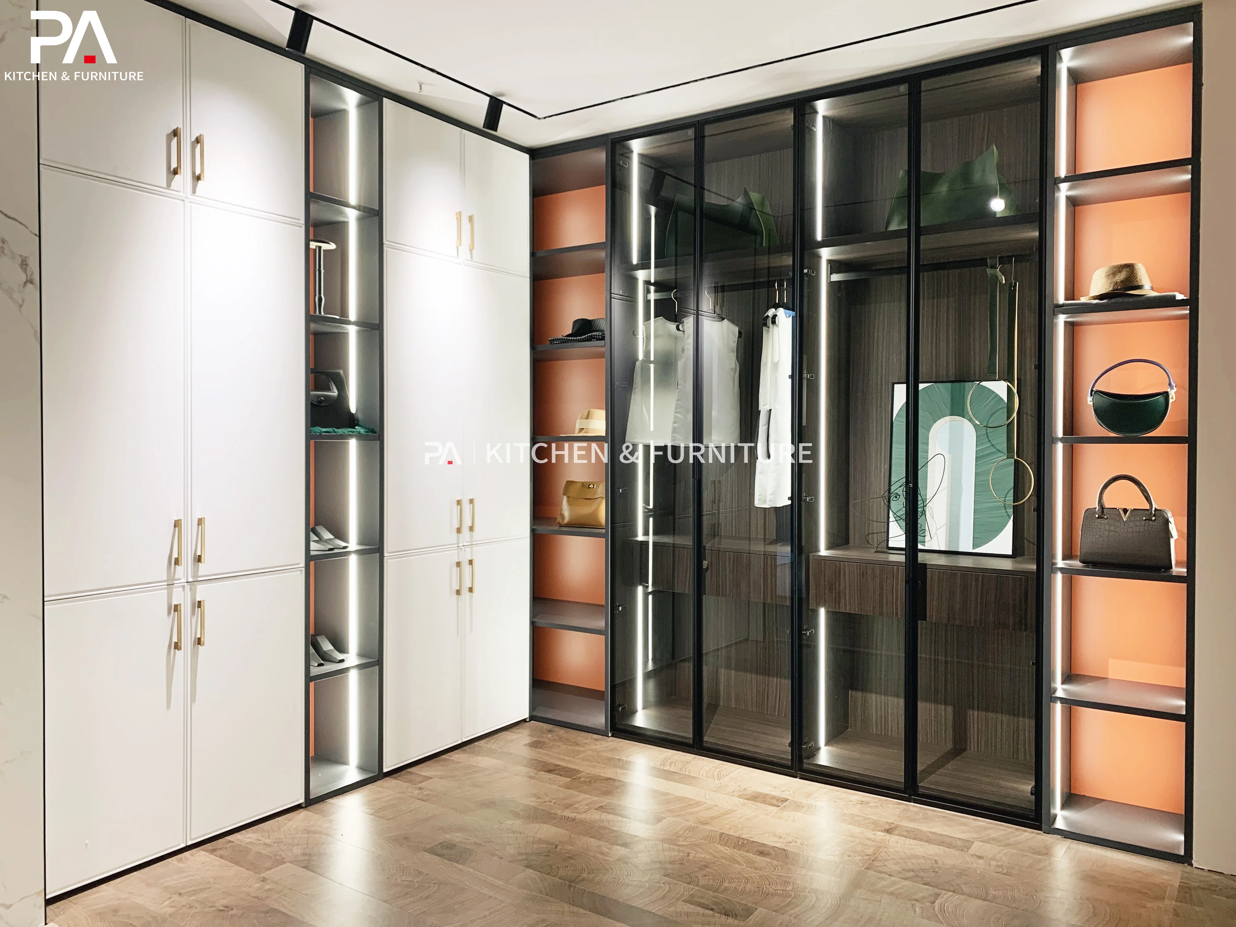 Pa Modular Custom Wooden Design Modern Bedroom Closet Wardrobe - Buy ...