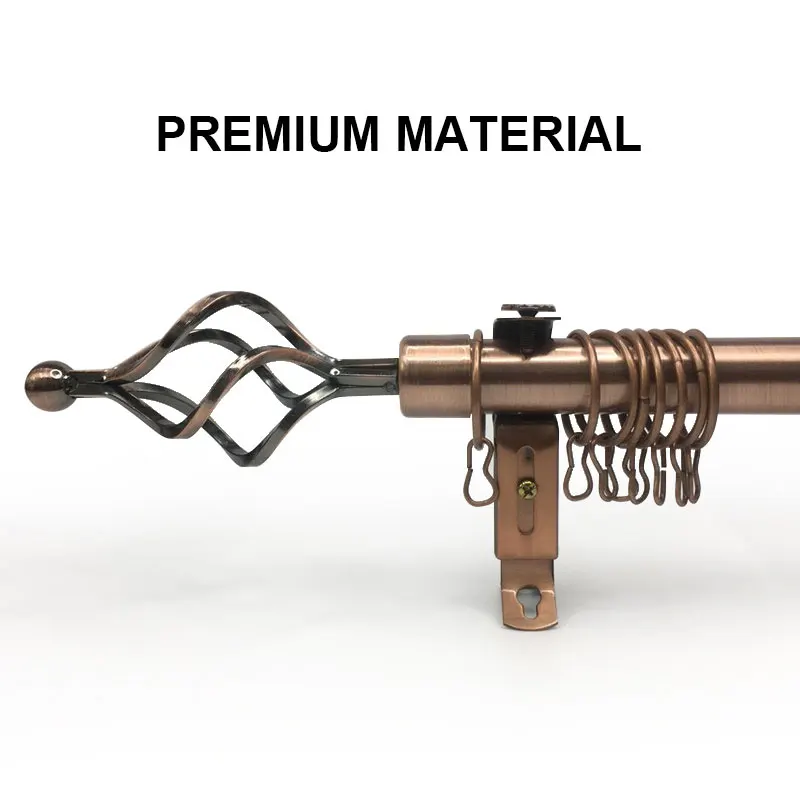 Retractable Curtain Rod Sets Economical Double Curtain Poles and Tracks ...