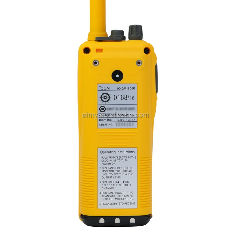 GMDSS MED IMO GM1600E Portable VHF Radiotelephone for Marine