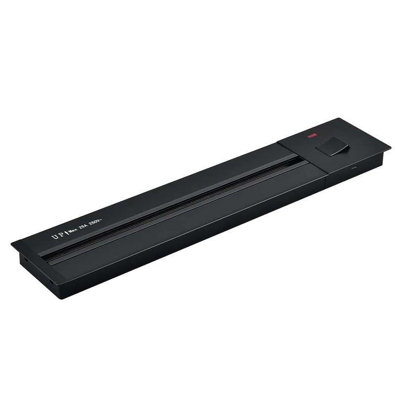 Removable Track Socket 220V/110V Desktop Wall Power Track System With ...