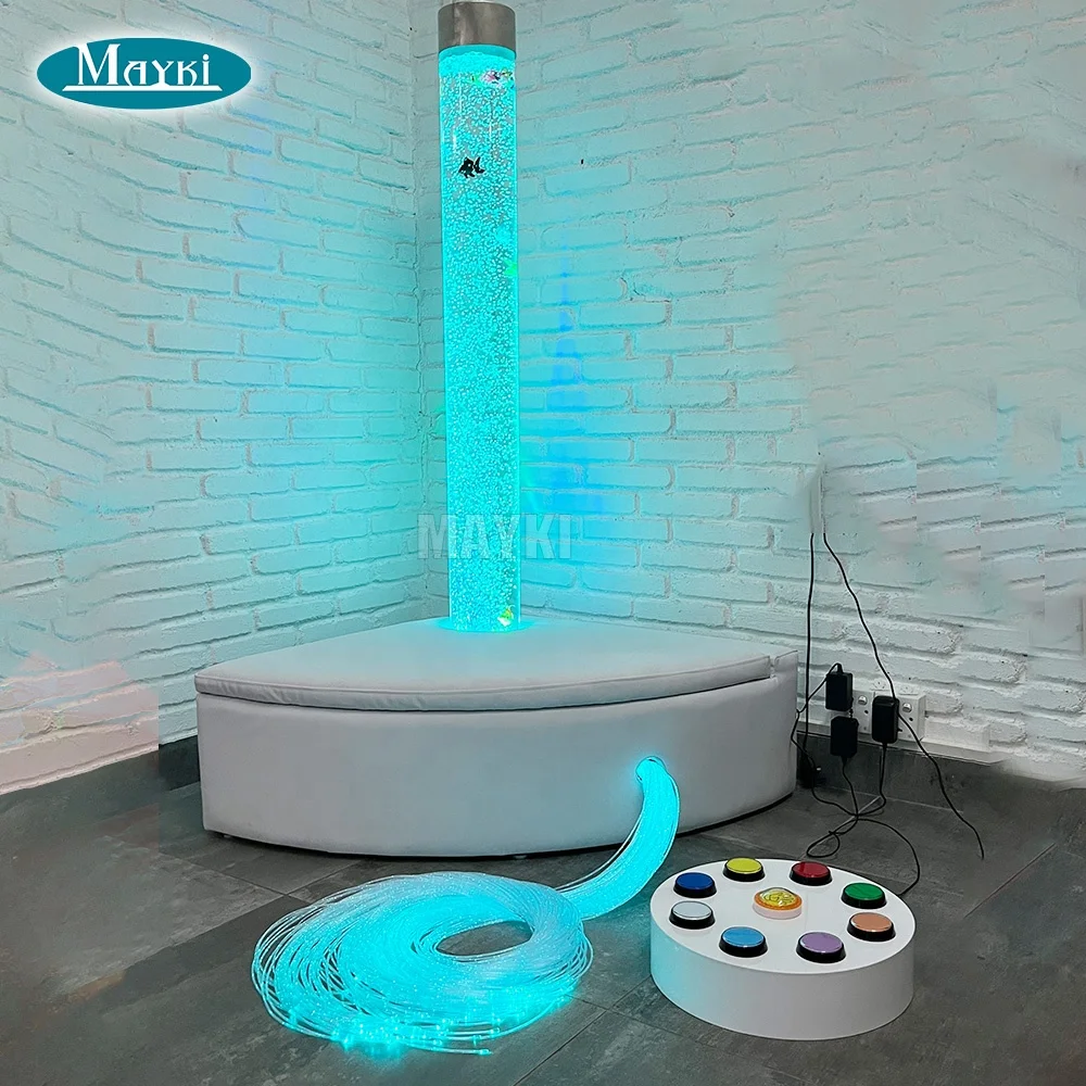 Sensory Interactive Aquarium Water Bubble Tube Platform for Sensory Room| Alibaba.com