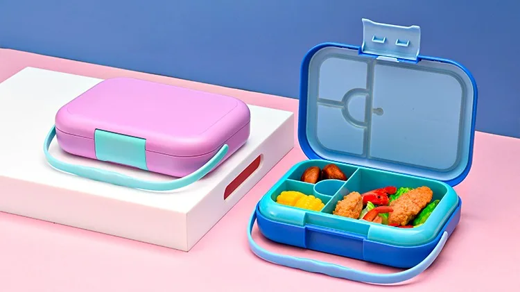 Aohea New 2023 Reusable Portable Bento Lunch Box For Kids School ...