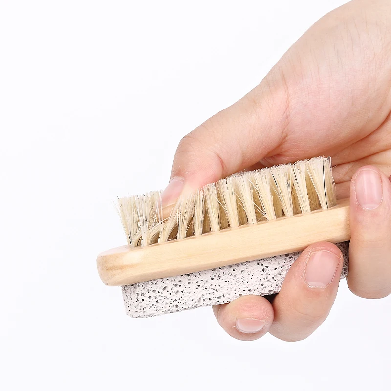 Foot Scrubber and Brush - Double Sided Pumice Stone Board