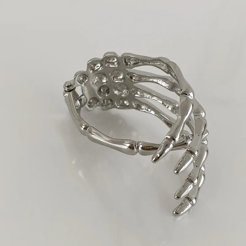 Gothic Skeleton Bone Cuff Bracelet Punk Dark Skull Ghost Claw Men Women ...