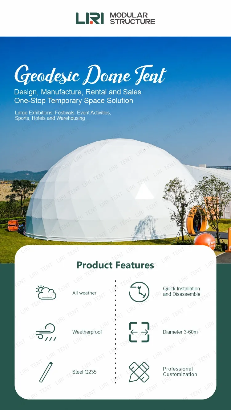Giant Geodesic Dome - Perfect for Movie Theater & Events
