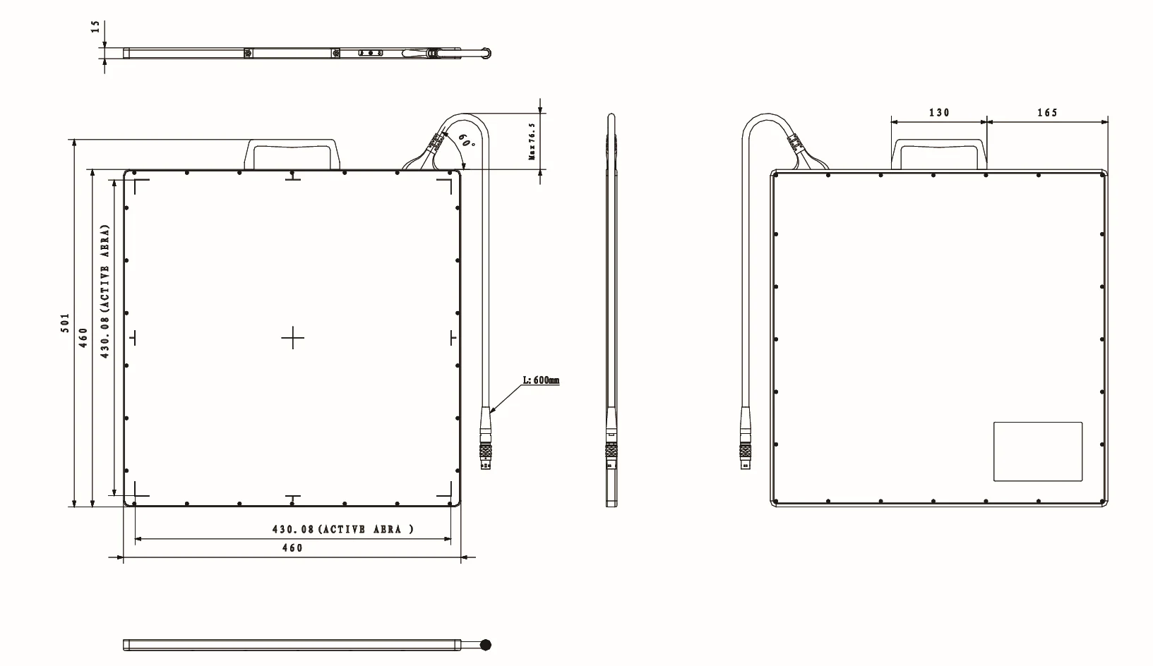 Digital Radiography X Ray Flat Panel Detector For Veterinary Usage X ...