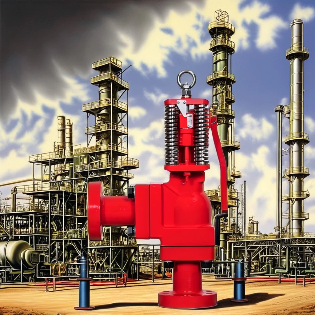 Type C Reset Relief Valve Slurry Pump Safety Valves with Core Components