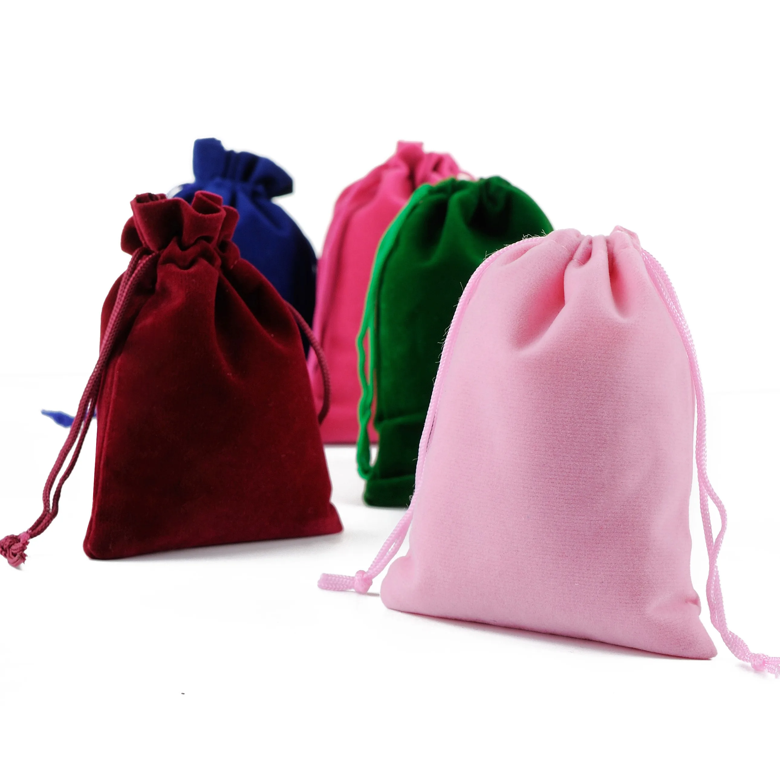 8x10cm 9 Colors 11sizes Small Drawstring Pouch Jewelry Packaging ...