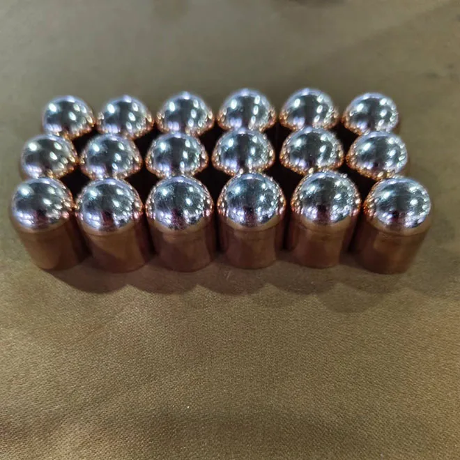 Excellent Performance Electrodes Cap Copper Alloy Round Spot Welding ...