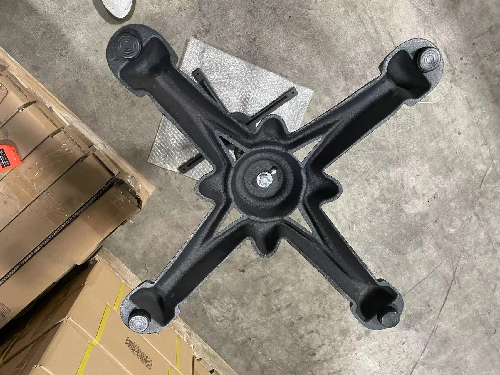 Lifepursue High Quality Cast Iron Solid Column Table Base Adjustable ...