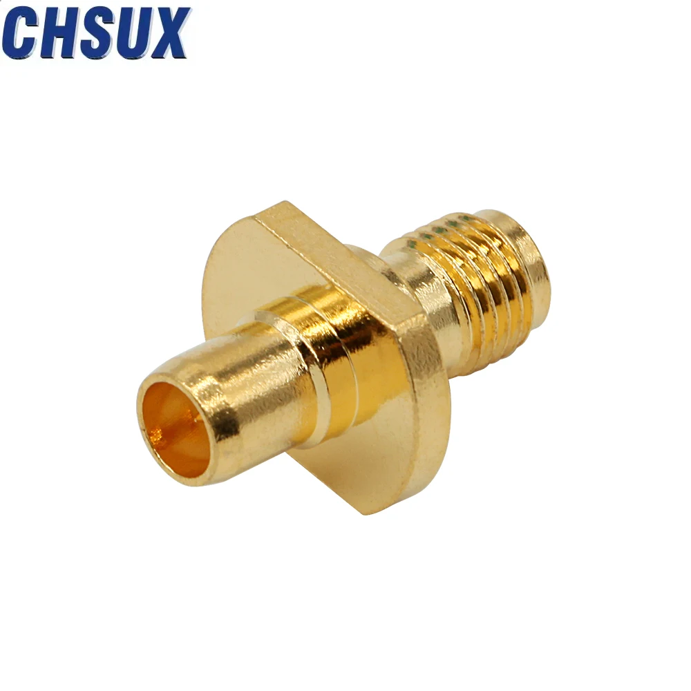 Brass Plated Right Angle Sma Male Edge Mount Rf Coaxial Connector Sma ...