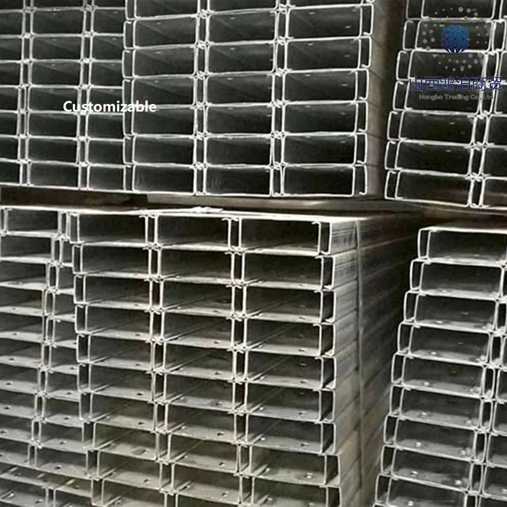 Lightweight Cold-Formed Z-Purlins ASTM A653 for Prefab Buildings c ...