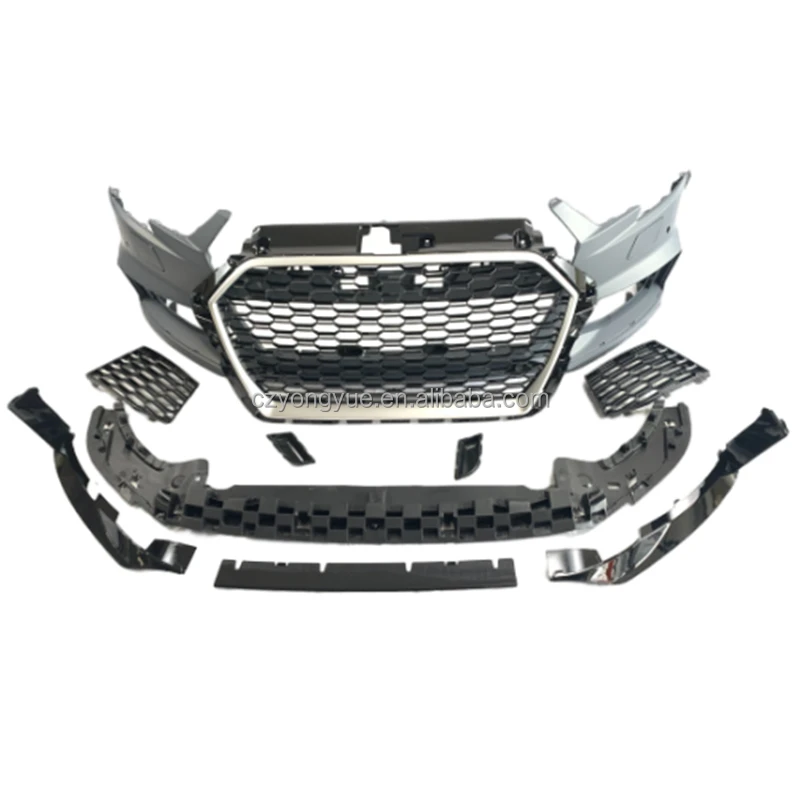 RS3 Front Bumper Wide Body Kit A3 Body Kit Replacement Bodykit for Audi ...