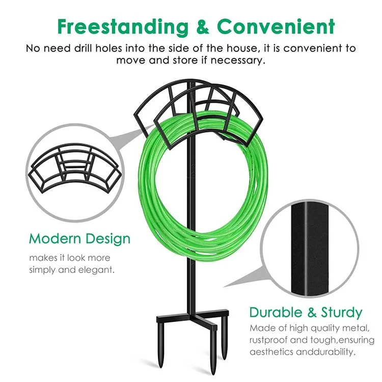 Jh-mech Aluminum Hose Rack Elegant Curved Design Quality And Sturdy ...