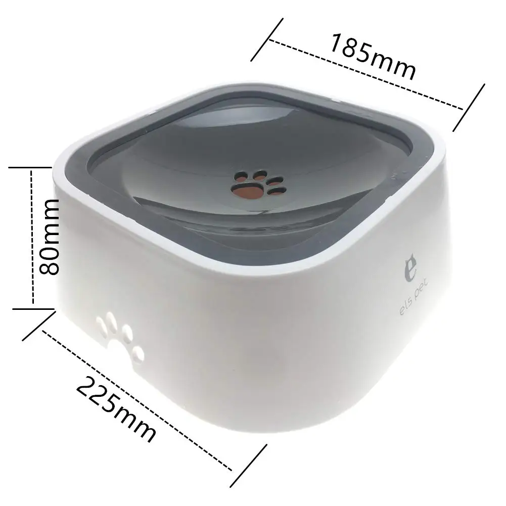 Petdom Dog Cat Slow Drinking Bowl Pet Water Dispenser Plastic Portable ...