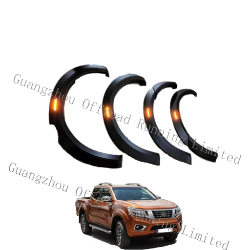 For Navara Np300 D23 Car Wheel Arch Fender Flares With Led Lights Wheel ...