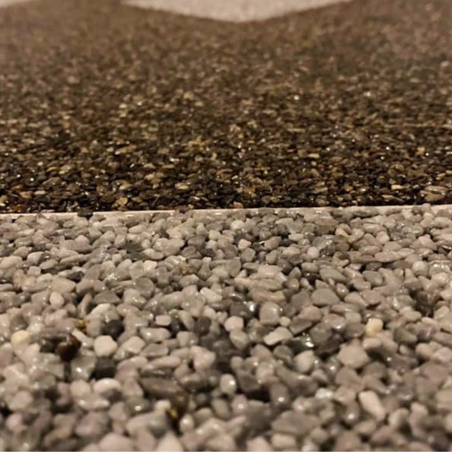 Factory Permeable Polyurethane Stone Surface Resin Bound Gravel ...