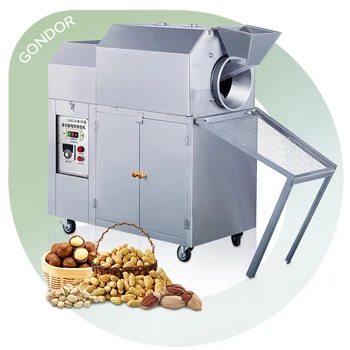 Grain-roaster 25kg Gas Small Scale Peanut Nut Roaster Flavour Portable ...