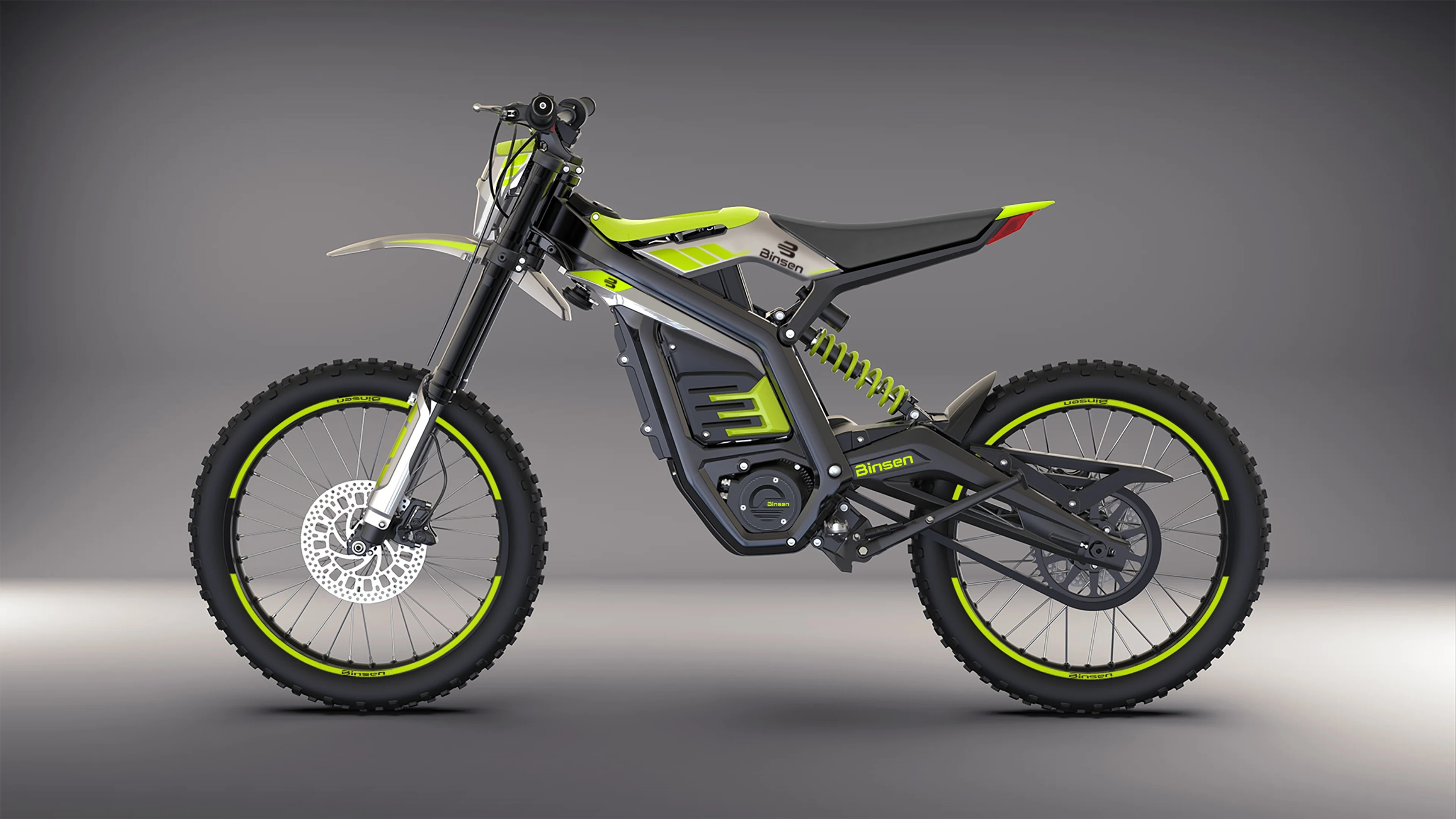 Eco-friendly Electric Motorcycle - Binsen EX2 72V30AH