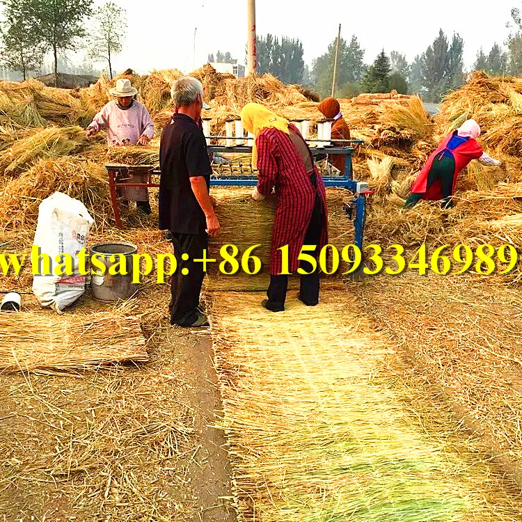 Automatic Rice Straw Mat Weaving Machine/wheat Straw Mattress Knitting ...