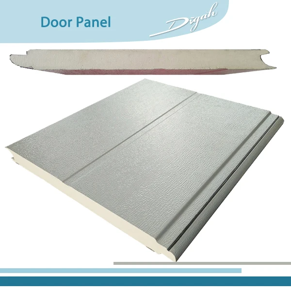 Safety Motorized Sandwich Panel Door Industrial Metal Lift Sectional ...