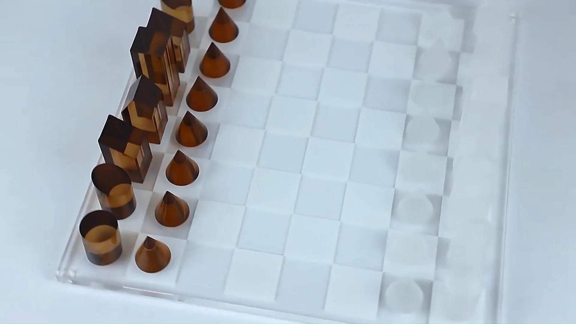 Wholesale Chess Pieces Luxury Transparent Acrylic Crystal Chess Games ...