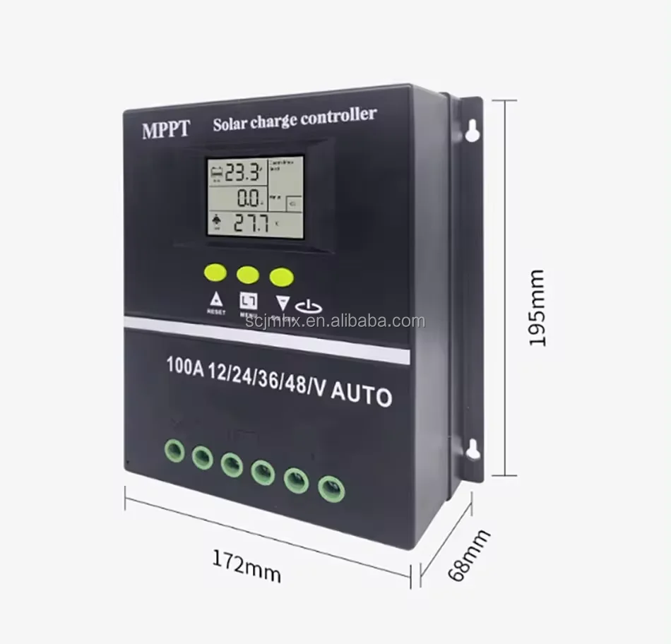 60A MPPT Regulator 12V/24V/36V/48V Solar Panel Max PV Input 150V Solar ...