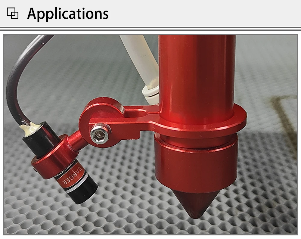 Hunst Red Dot Set Laser Engraver Co2 Red Pointer Dia:24/25mm Dc 5v For ...