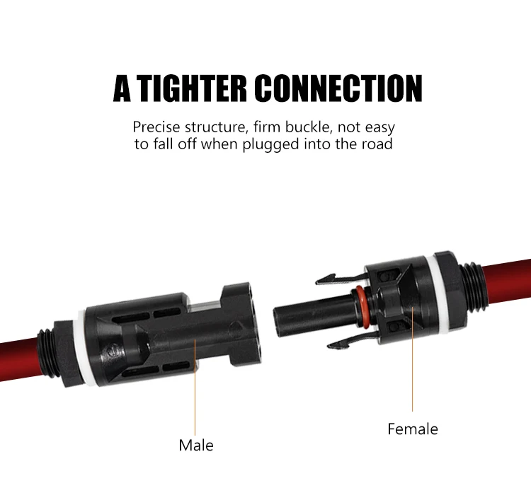 ETEK New Energy Solar Connector 1000V DC 30A 45A Waterproof Power ...