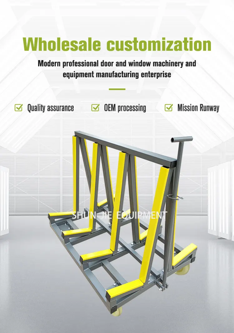 High Quality 1 Meter Loading 500kg Small Window Transport Rack Glass ...