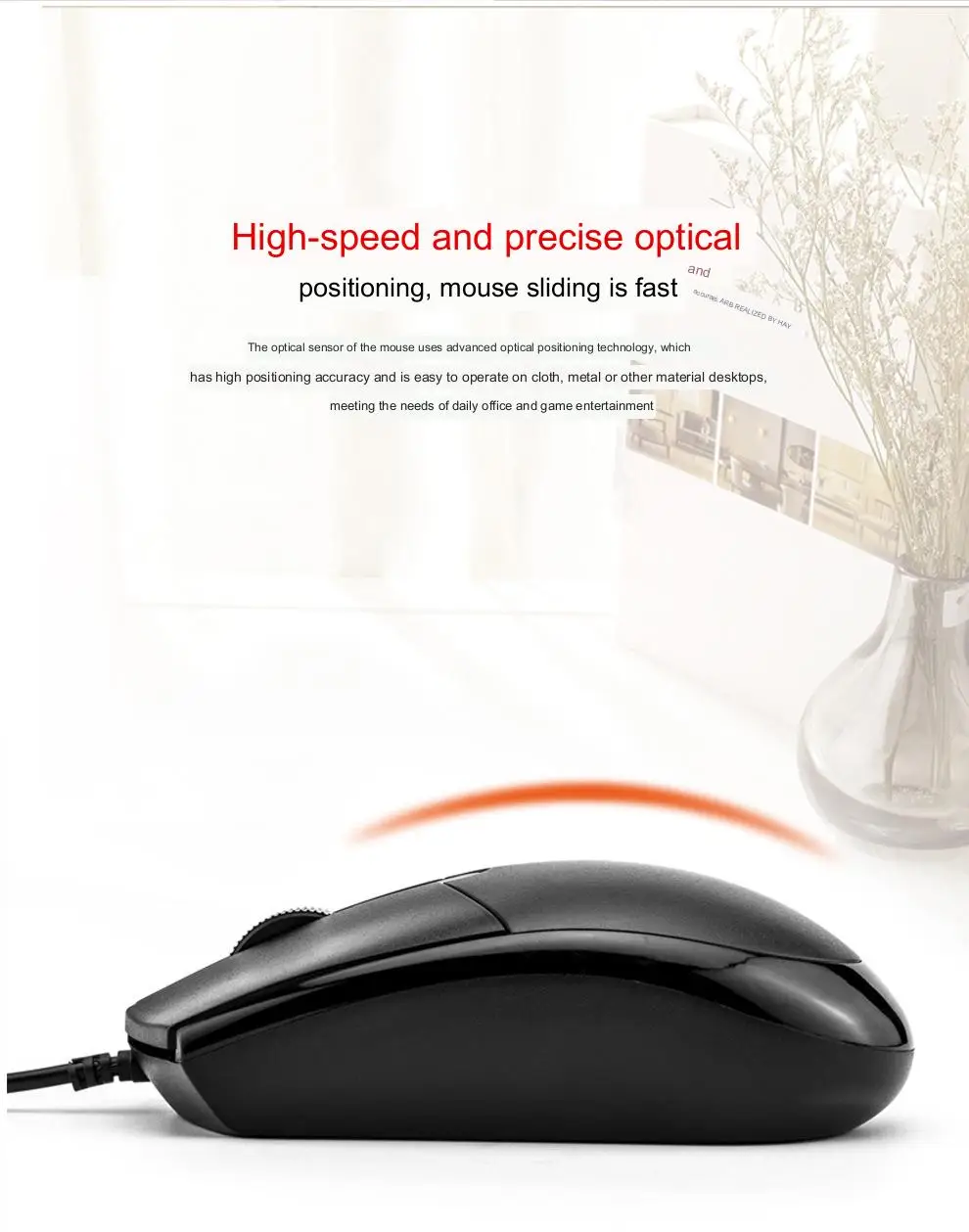 DIVPARD OP-10 Business Mouse - Ergonomic Comfort & DPI 1600