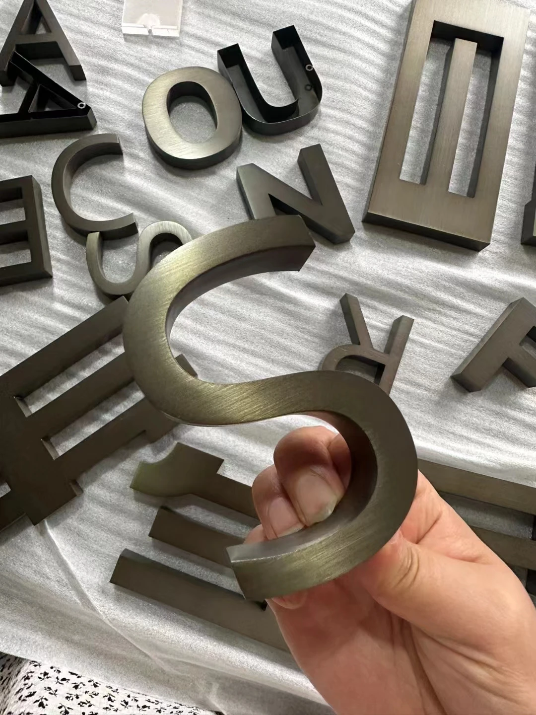 3d Led Sign Letters Outdoor Custom Business Building Stainless Steel ...