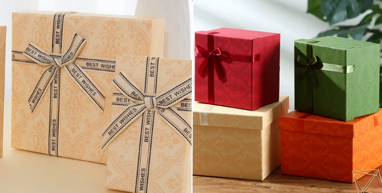 Logo Printed Satin Ribbon Jewelry Gift Box Ribbon Custom Package Box ...