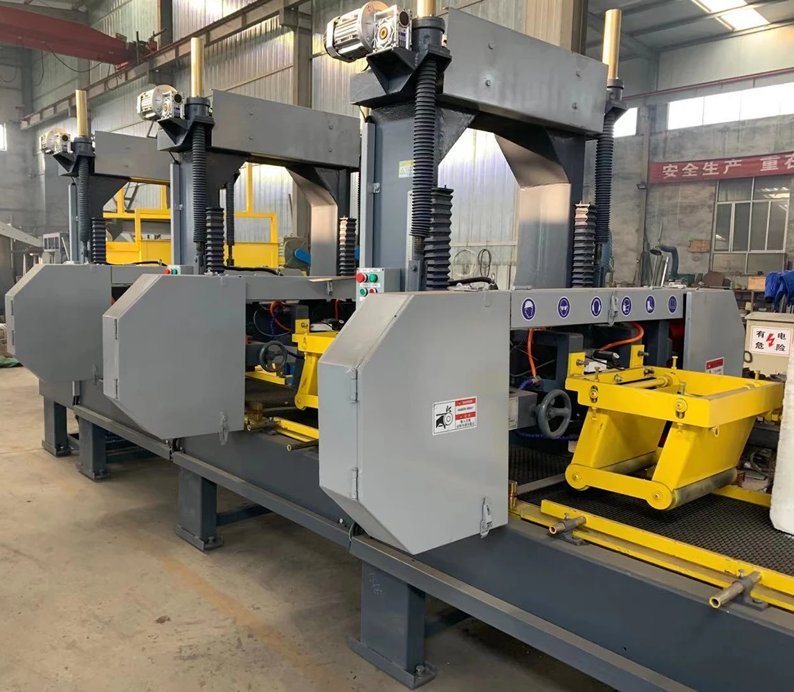 Twin Vertical Wood Resaw Band Saw - Efficient Wood Cutting