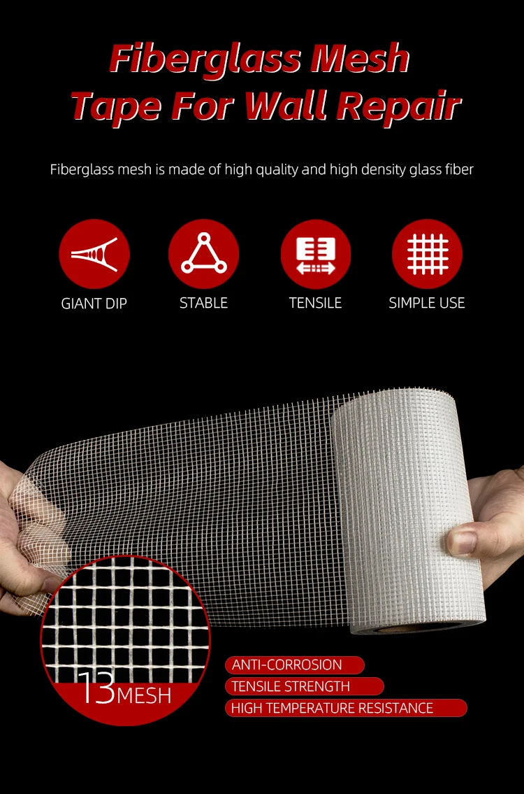 Fiber Glass Mesh Self Adhesive Fiberglass Mesh Fabric Paper Drywall ...