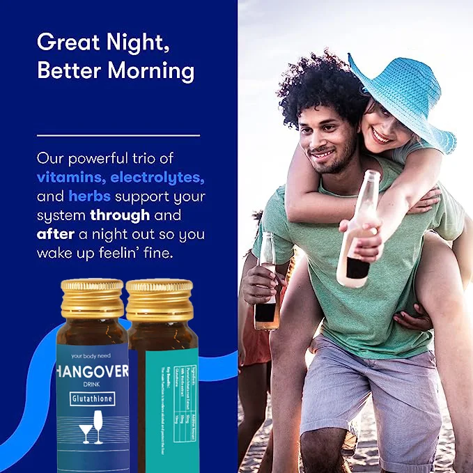 Hangover Recovery Drink - Herbal Extract for Morning Headache