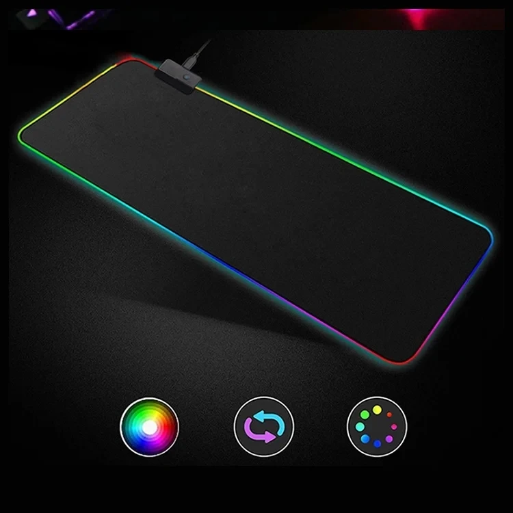 OEM Custom Wholesale Gaming RGB Mouse Pad with LED USB Cartoon Style ...