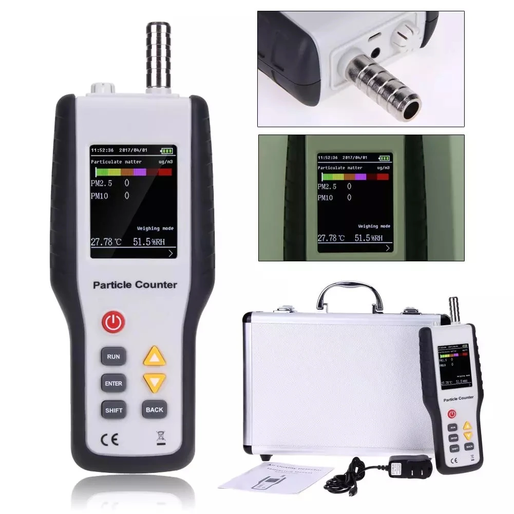 Hti Air Quality Meter Ht 9600 Monitor Particle Gas Counter Pm2.5 ...
