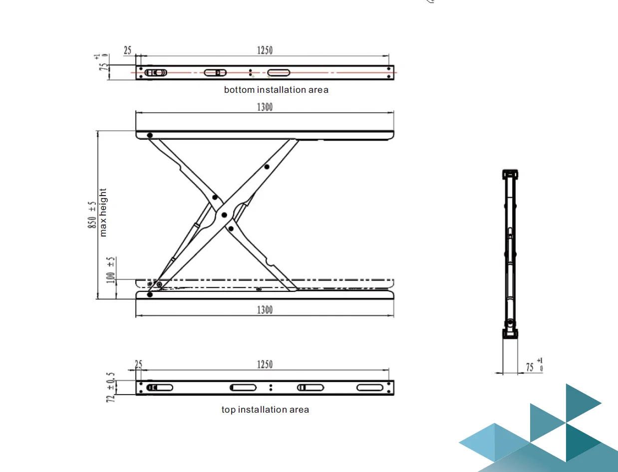 Cartuator Electric Roof Lift System P05 for Caravans & Truck Campers ...