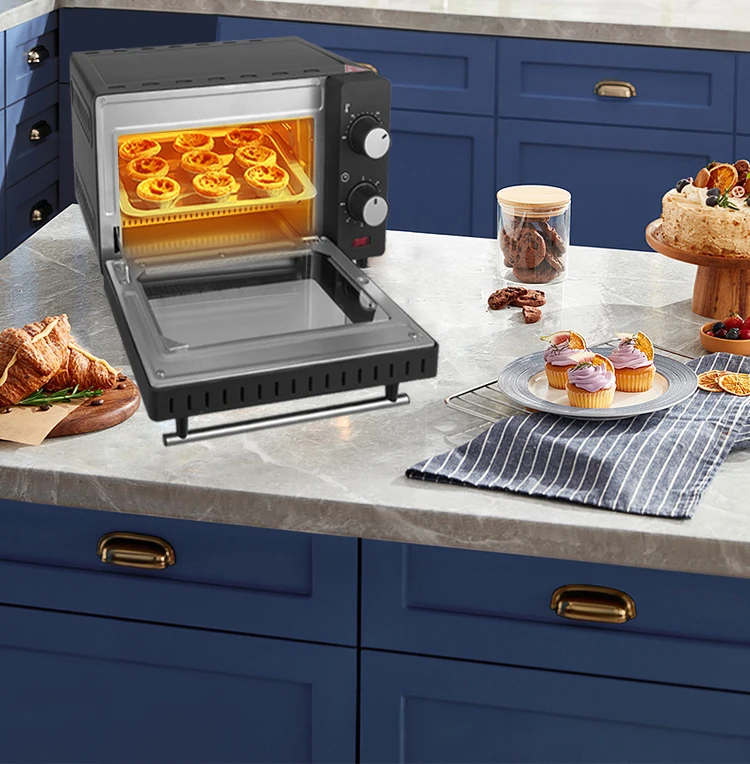 Retro Knob Control Toaster 10l Mini Capacity Steam Oven Microwave With ...