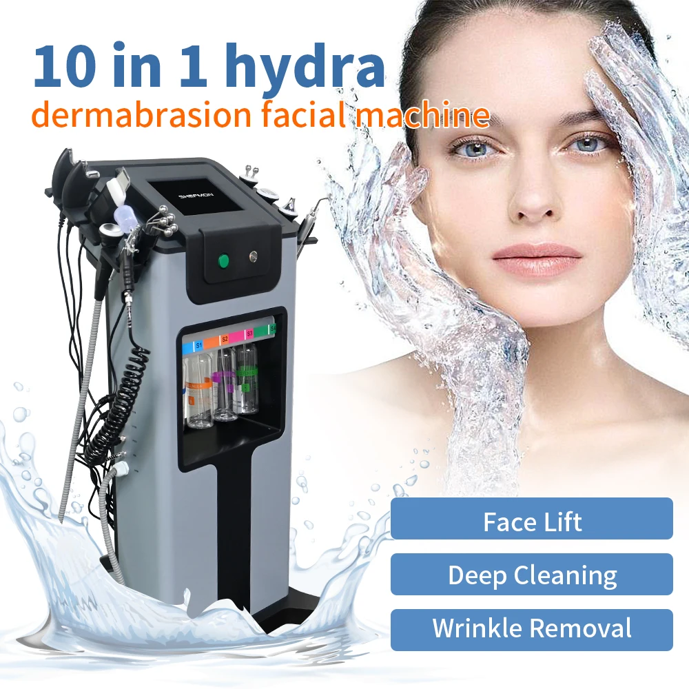 10 IN1 Skin Tightening Aesthetic Medicine Hydrodermabrasion Facial ...