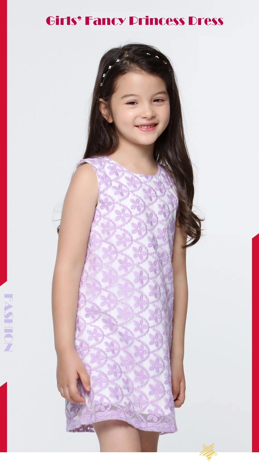 2022 New Design Summer 1-6 Years Baby Girl Cotton Floral Dress For Kids ...